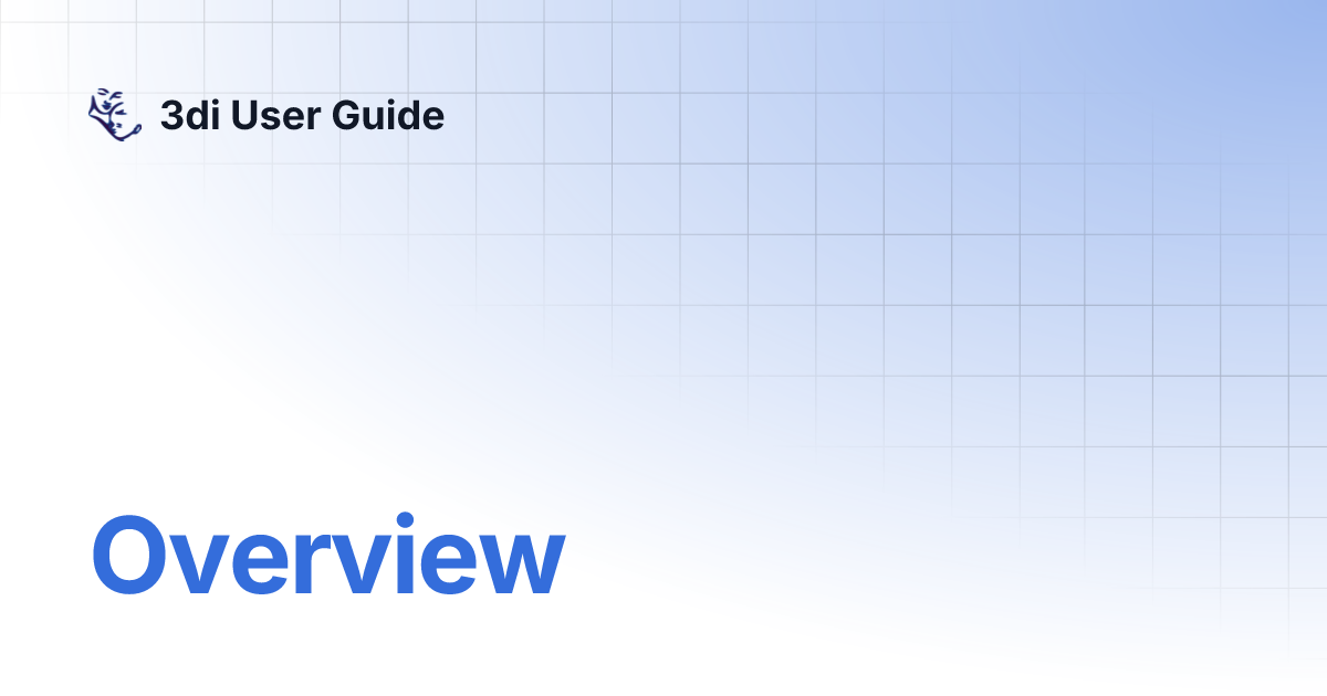 Overview | 3di User Guide